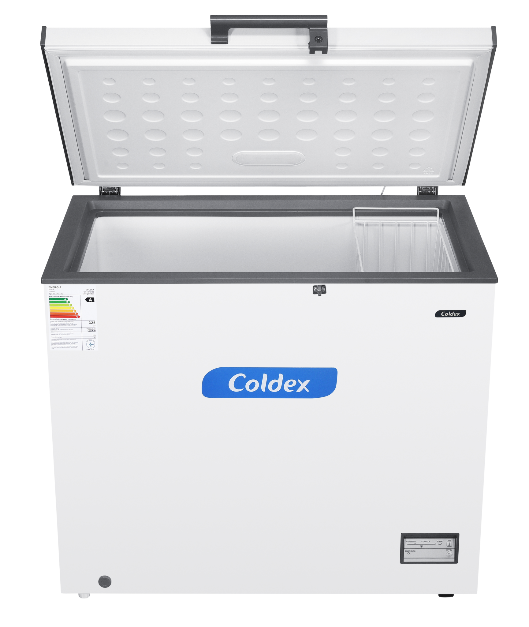 Congelador CH10PLUS 251L, 85x95.5cm Blanco - Coldex